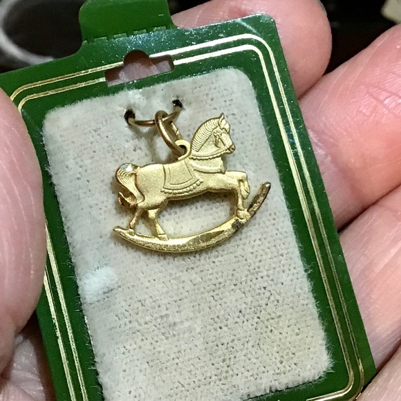 Vintage | Jewelry | Items For 30 Vintage Gold Rocking Horse Charm ...